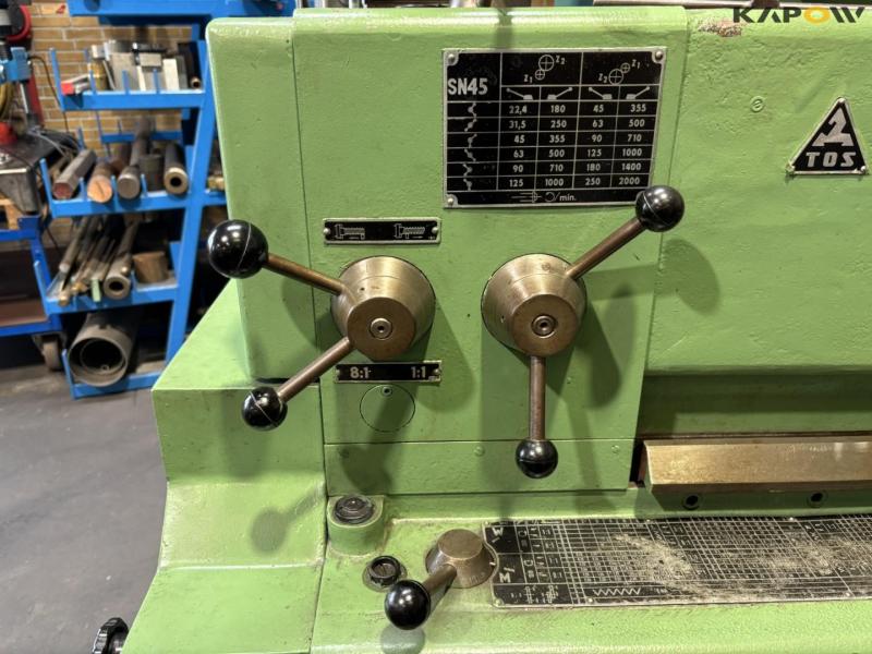 TOS SN 45B drejebænk - Kapow Online Auctions